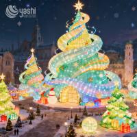 China Chinese Outdoor Large-Scale Christmas Tree Decorative Lanterns - Customizable Sizes for sale