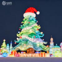China Christmas Tree-shaped Decorative LED Outdoor Lighting Fixtures for Amusement Park Decoration for sale