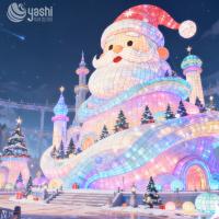 China Santa Claus Decorative Lantern - Passage Door-Shaped Sculpture Outdoor LED Lighting Fixture for sale