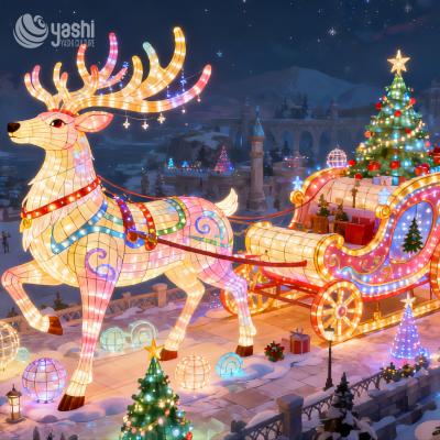 China Outdoor Christmas Festival Light Show Decorations for sale