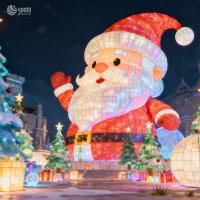 China Customizable Santa Lantern for Thanksgiving, Easter, and Christmas Decorations for sale