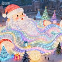 China Customizable Santa Lantern for Thanksgiving, Easter, and Christmas Decorations for sale