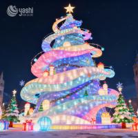 China Large-Scale Artificial Christmas Tree Decorative Lanterns for Sale - Customizable in Size and Color for sale