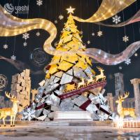China Large-Scale Artificial Christmas Tree Decorative Lanterns for Sale - Customizable in Size and Color for sale