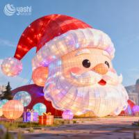 China Outdoor Themed Park Decorative Lanterns - Santa Claus Sculptural Lanterns for sale