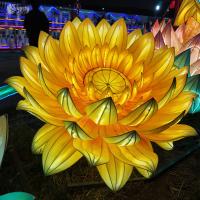 China High-Quality Artificial Lotus Lanterns for Outdoor Decoration and Festival Decor for sale
