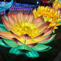 China High-Quality Artificial Lotus Lanterns for Outdoor Decoration and Festival Decor for sale
