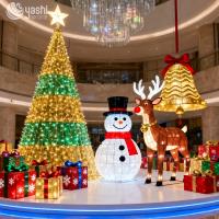 China Handmade Christmas Lanterns, Christmas Tree, Santa Claus, Reindeer Outdoor Lighting for sale
