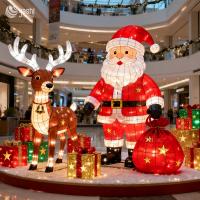 China Handmade Christmas Lanterns, Christmas Tree, Santa Claus, Reindeer Outdoor Lighting for sale