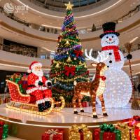 China Handmade Christmas Lanterns, Christmas Tree, Santa Claus, Reindeer Outdoor Lighting for sale