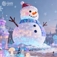 China Waterproof Christmas Themed Lantern - LED Snowman Lights for Outdoor Decoration for sale