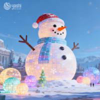 China Waterproof Christmas Themed Lantern - LED Snowman Lights for Outdoor Decoration for sale
