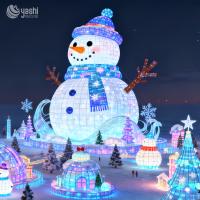 China Waterproof Christmas Themed Lantern - LED Snowman Lights for Outdoor Decoration for sale