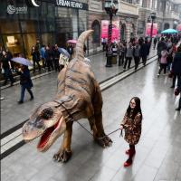 China Realistic Walking T-Rex Dinosaur Costume with Movable Jaw - Custom Sizes Available for Theme Parks & Events for sale