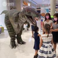 China Customizable Velociraptor Dinosaur Costume with Animatronic Movements - CE Certified for Theme Parks & Events for sale