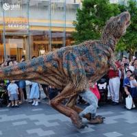 China Custom T-Rex Dinosaur Costume for Children's Indoor Playground or Walking Animation for sale