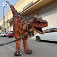 China High-Quality Outdoor Performance Dinosaur Costume - Walking Dinosaur Suit, Bull Dinosaur Sculpture Outfit for sale