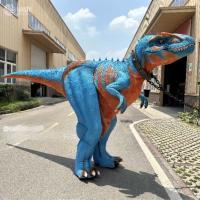 China Customizable Realistic Dinosaur Costume Velociraptor Costume for Party Performances Park Shows for sale