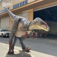 China Customizable Realistic Dinosaur Costume Velociraptor Costume for Party Performances Park Shows for sale