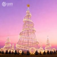 China Giant 3D Christmas Tree Lights - Outdoor LED Holiday Decoration for sale