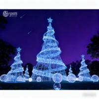 China Giant 3D Christmas Tree Lights - Outdoor LED Holiday Decoration for sale