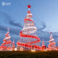 China Giant 3D Christmas Tree Lights - Outdoor LED Holiday Decoration for sale