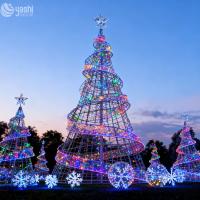 China Giant 3D Christmas Tree Lights - Outdoor LED Holiday Decoration for sale