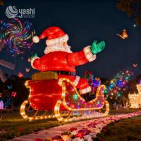 China Santa Sleigh String Lights - Outdoor Christmas Themed Fantasy Holiday Decoration for sale