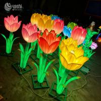 China Handcrafted Tulip LED Lantern - Ideal for Outdoor and Festive Decorations for sale