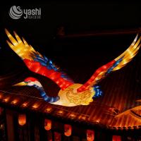 China Chinese Style Auspicious Crane Lantern - Traditional Craft Illuminated Lantern - Chinese Landscape Decorative Light for sale