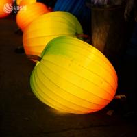 China Giant Fruits Shaped LED Lantern - Creative Outdoor Decor for Commercial Events & Festivals for sale