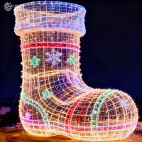China Customizable Size and Color Christmas Stocking LED Lights for Outdoor Christmas Decorations for sale
