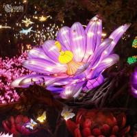 China High-Quality Artificial Lotus Lantern Garden LED Lighting Outdoor Decoration for sale