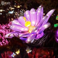China High-Quality Artificial Lotus Lantern Garden LED Lighting Outdoor Decoration for sale