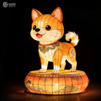 China Custom Chinese Zodiac Rooster Lantern | LED Cartoon Rooster Light Sculpture with Decorative Drum‑Shaped Base for Lunar New Year Outdoor Exhibition for sale