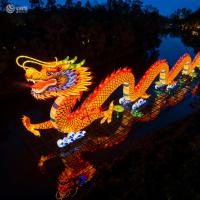 China Traditional Chinese Colorful Dragon Lantern - Outdoor Festival Decorative Lantern for sale