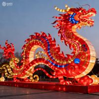 China Traditional Chinese Colorful Dragon Lantern - Outdoor Festival Decorative Lantern for sale