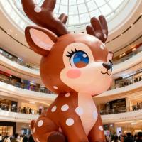 China Giant Cartoon Animal Inflatable Model for Mall Zoo Party Decorations for sale