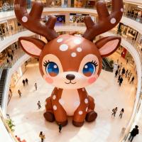 China Giant Cartoon Animal Inflatable Model for Mall Zoo Party Decorations for sale