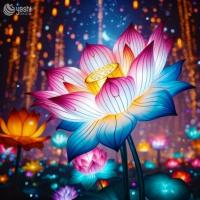 China Customizable Chinese Traditional Outdoor Decorative Lanterns - Lotus Design for sale