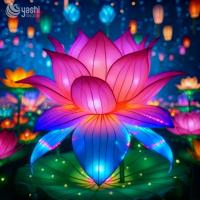 China Customizable Chinese Traditional Outdoor Decorative Lanterns - Lotus Design for sale