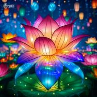 China Customizable Chinese Traditional Outdoor Decorative Lanterns - Lotus Design for sale