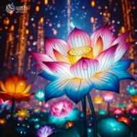 China Customizable Chinese Traditional Outdoor Decorative Lanterns - Lotus Design for sale