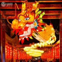China Chinese Traditional Lanterns - Colorful Dragon Theme Corridor Decorative Lights for sale