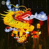 China Chinese Traditional Lanterns - Colorful Dragon Theme Corridor Decorative Lights for sale