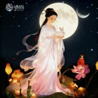 China Chinese Style Chang'e and Jade Rabbit Lanterns - Traditional Festival Decoration for sale
