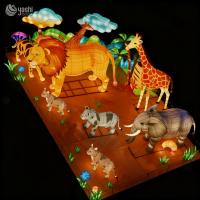China Outdoor Decorative LED Lanterns - Realistic Lion and Elephant Lanterns by Zigong Lantern Factory for sale