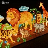 China Outdoor Decorative LED Lanterns - Realistic Lion and Elephant Lanterns by Zigong Lantern Factory for sale