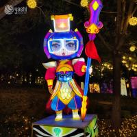 China Chinese New Year Lanterns Traditional Opera Character Lanterns Outdoor Festive Waterproof Lanterns for sale