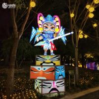 China Chinese Traditional Festival Outdoor Decor LED Lantern, Opera Character Design, Peking Opera Lantern for sale
